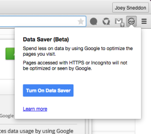 Google Releases Data Saver Extension for Chrome