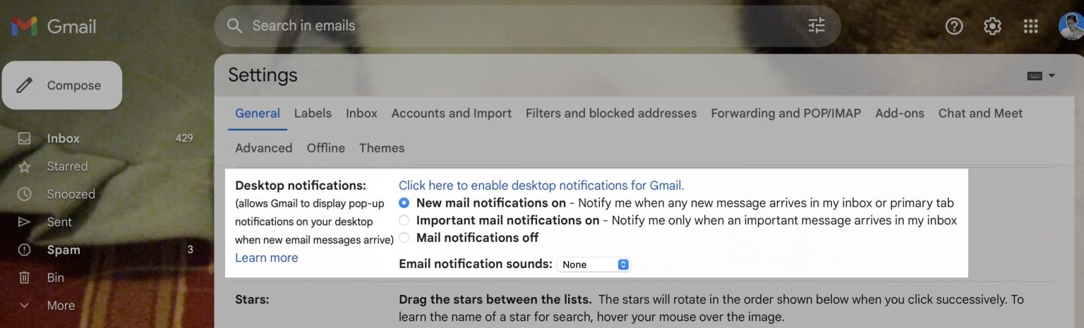 How To Enable Gmail Desktop Notifications in Chrome & Safari